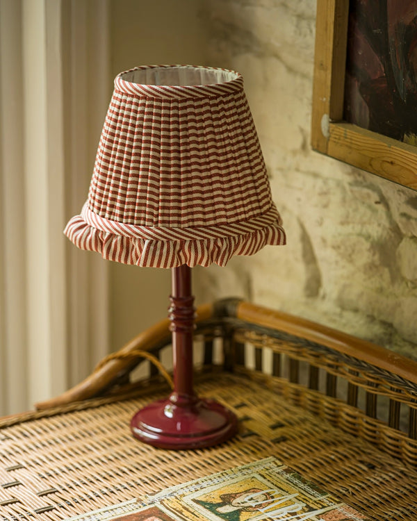 The Fine Horizontal Stripe in Crabapple – Imogen Pope London