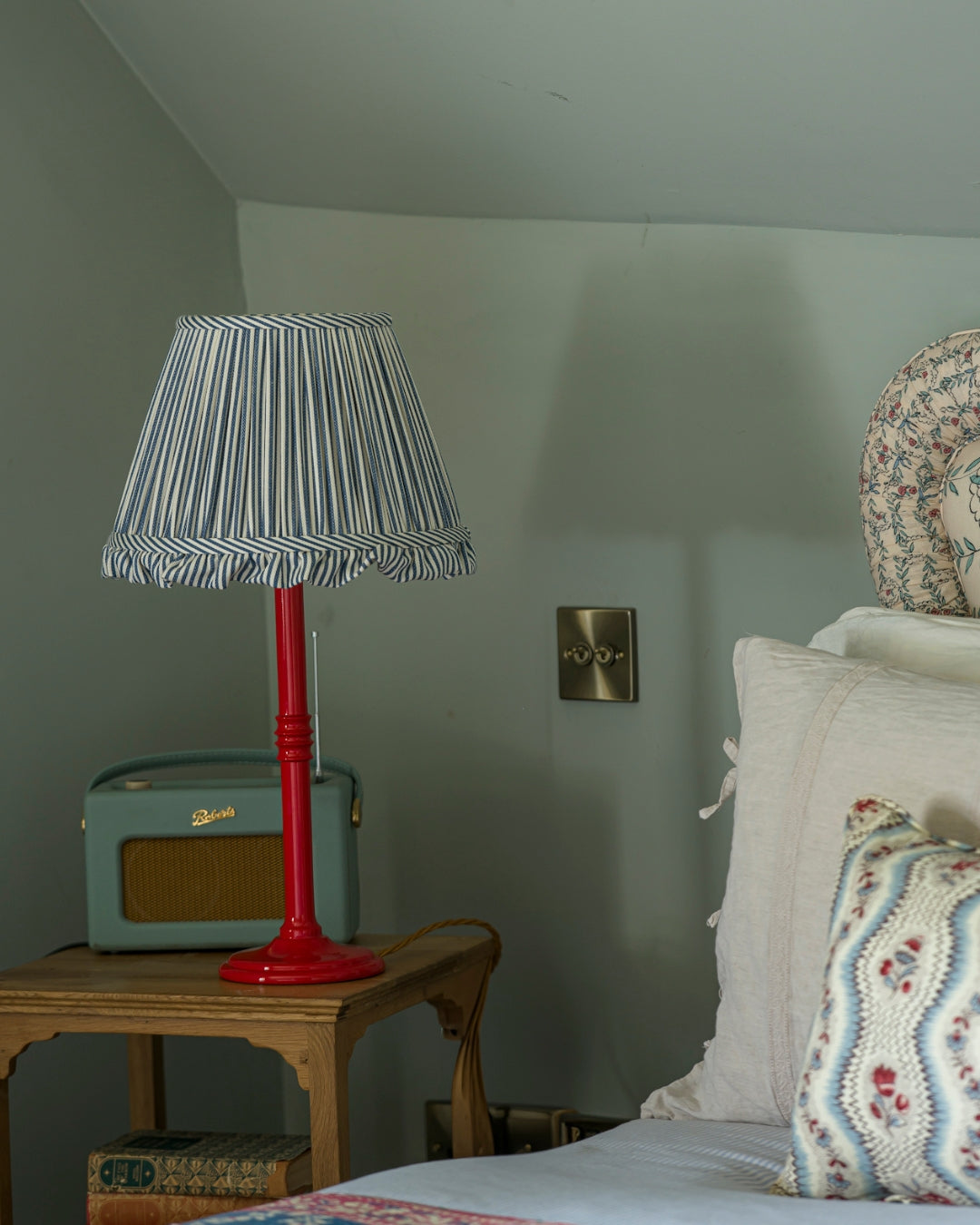 The Fine Stripe in Delphinium – Imogen Pope London