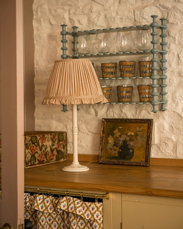 The Fine Stripe in Ochre – Imogen Pope London